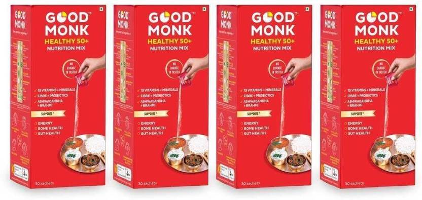 Good Monk Healthy 50+Nutrition Mix|Energy & Bone Health|Multivitamin ...