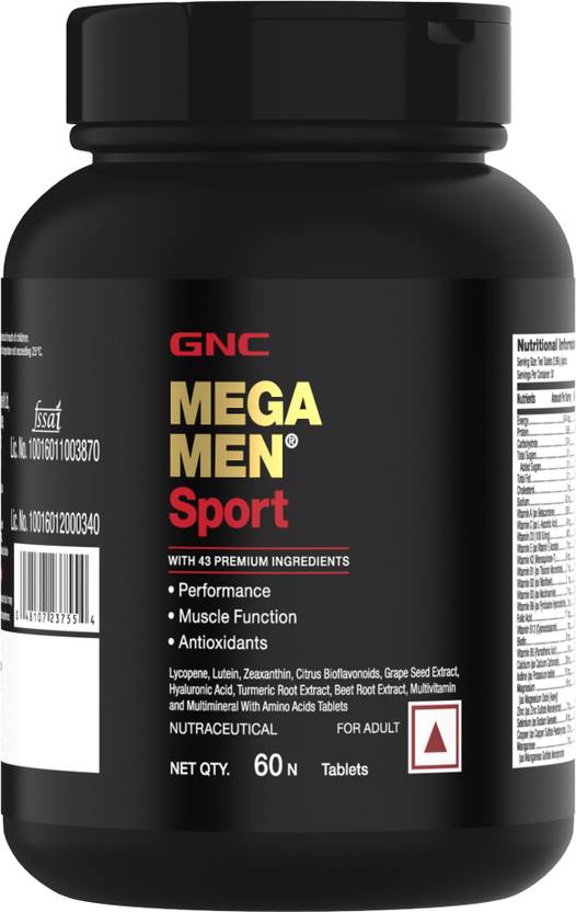 GNC Mega Men Sport Multivitamin for Men Price in India - Buy GNC Mega ...