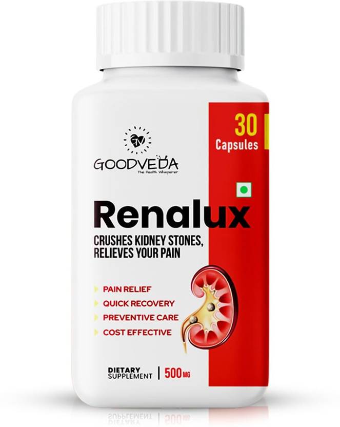 GOODVEDA Renalux Kidney Supplement, Stone Breaker Capsules for Pain ...
