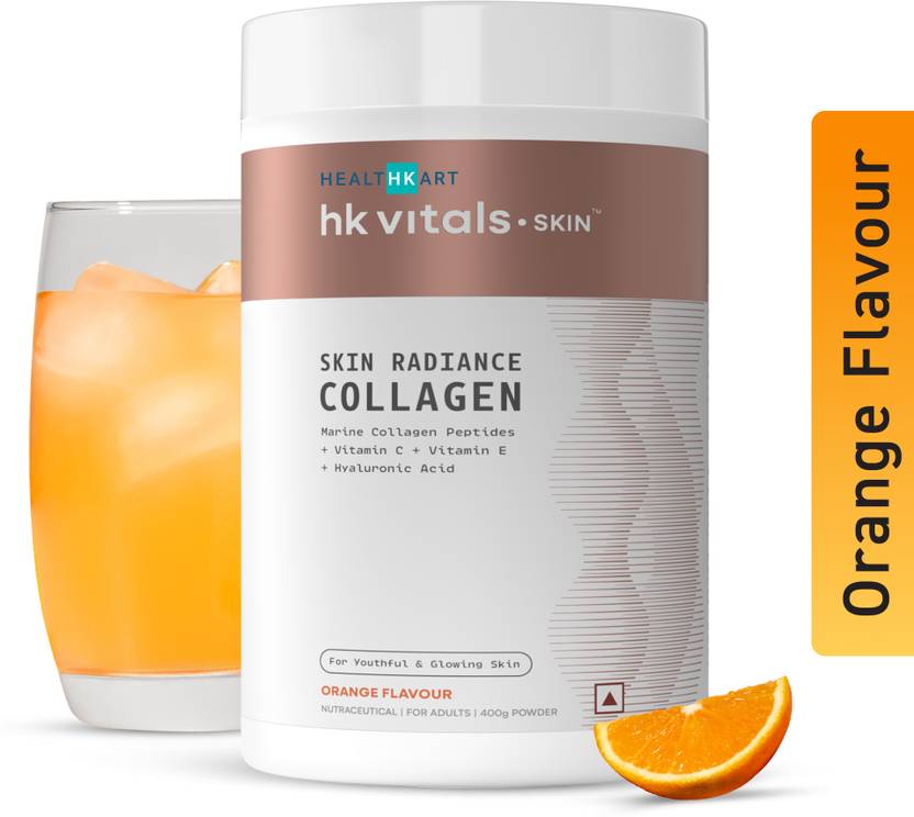 HEALTHKART hk vitals Skin Collagen Supplement with Biotin, Orange Price ...