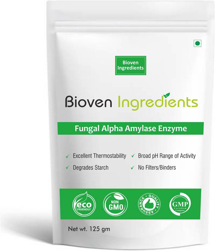 Bioven Ingredients Alpha Amylase Enzyme Powder Price in India - Buy ...