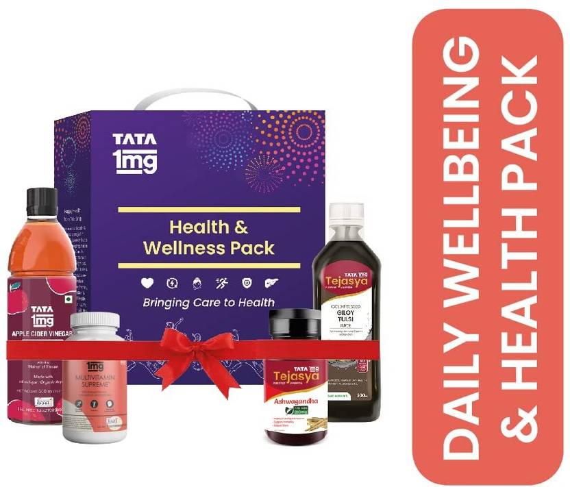 TATA 1mg Daily Wellbeing & Health Pack (Special Gift Box Edition) Price ...