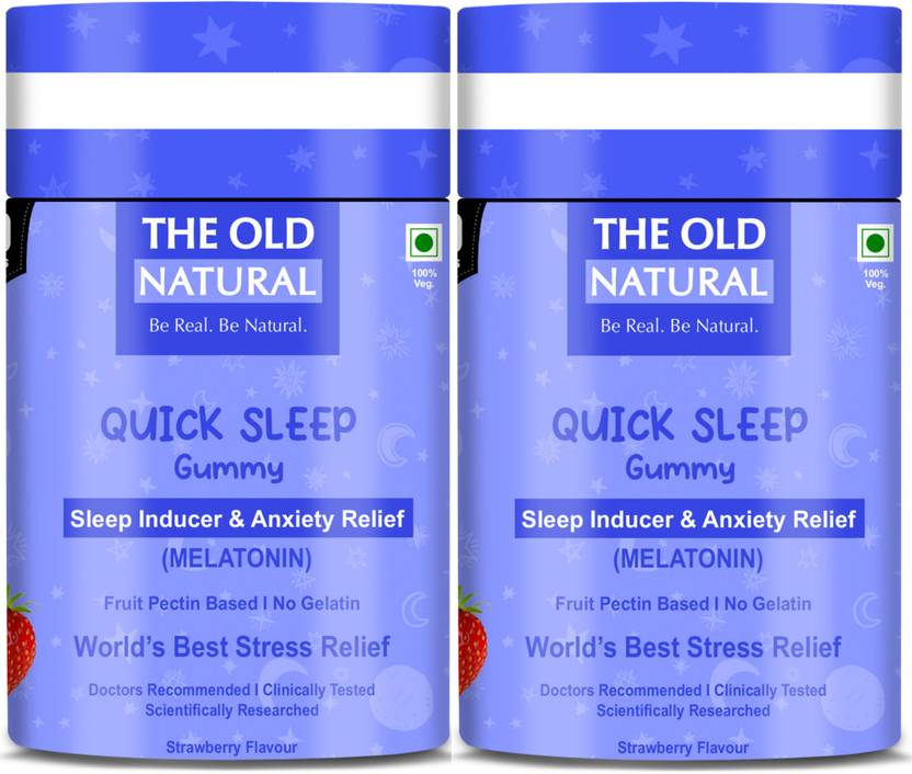 The Old Natural Quick Sleep Melatonin Gummies Sleep Inducer & Anixiety ...