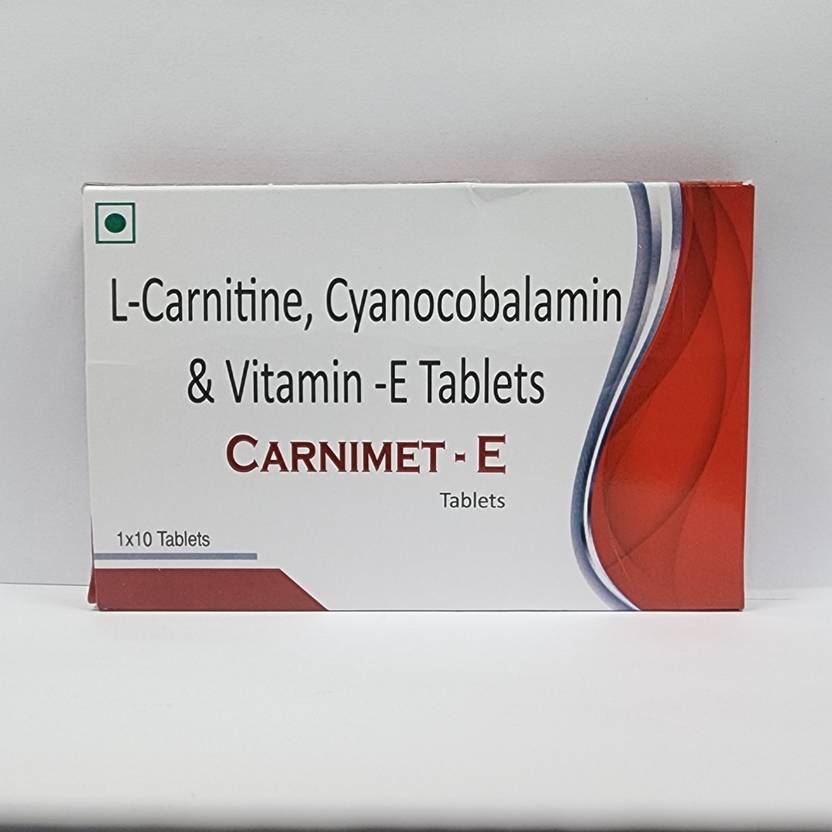 Carnimet-E Tablet with L-Carnitine, Vitamin-E & Cyanocobalamin Price in ...