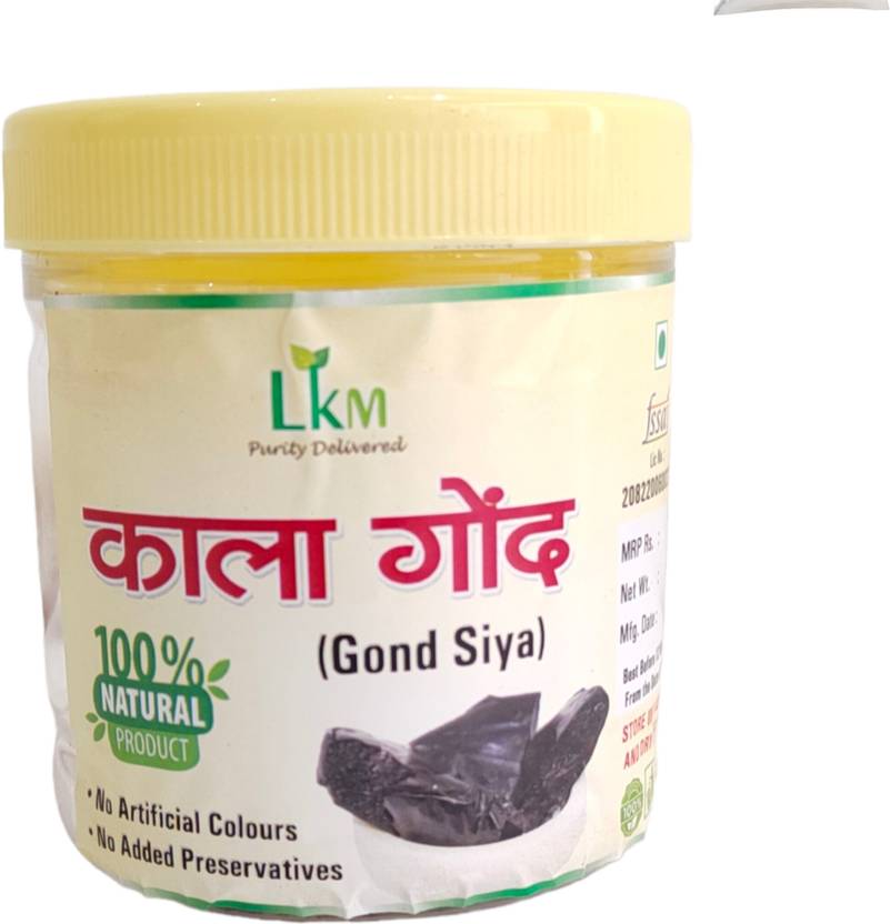 LKM Kala Gond | Gond Siyah 100 Gm Price in India - Buy LKM Kala Gond ...