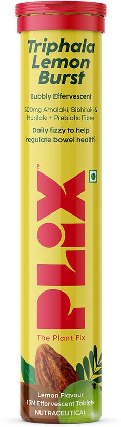 The Plant Fix Plix Triphala Eff. Tablet for Easy Digestion, Gas ...