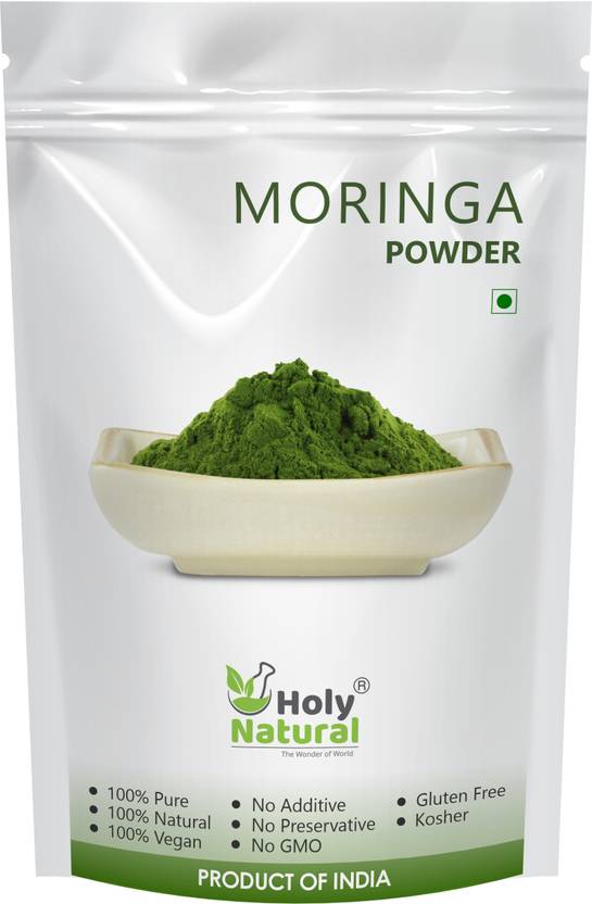 Holy Natural 100% Pure Moringa Powder - 250 GM Price in India - Buy ...