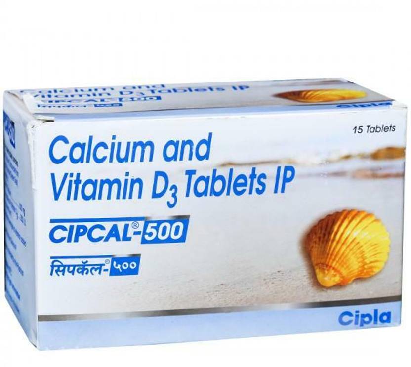 Cipla CIPCAL 500 PACK OF 1 BOX (20STRIP) Price in India - Buy Cipla ...
