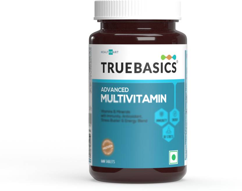 TRUEBASICS Advanced Multivitamin, Multivitamin for Men & Women, for ...