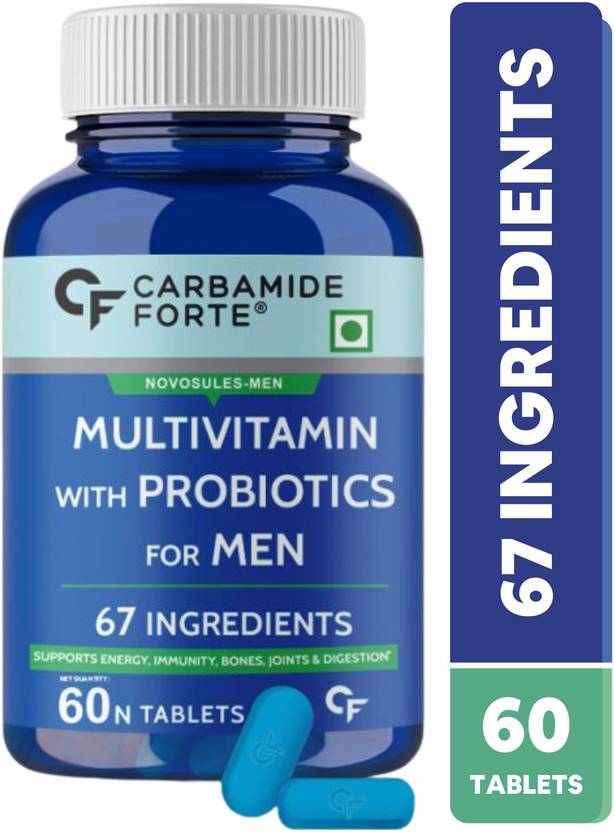 CARBAMIDE FORTE Multivitamin for Men with Probiotics & Multiminerals ...