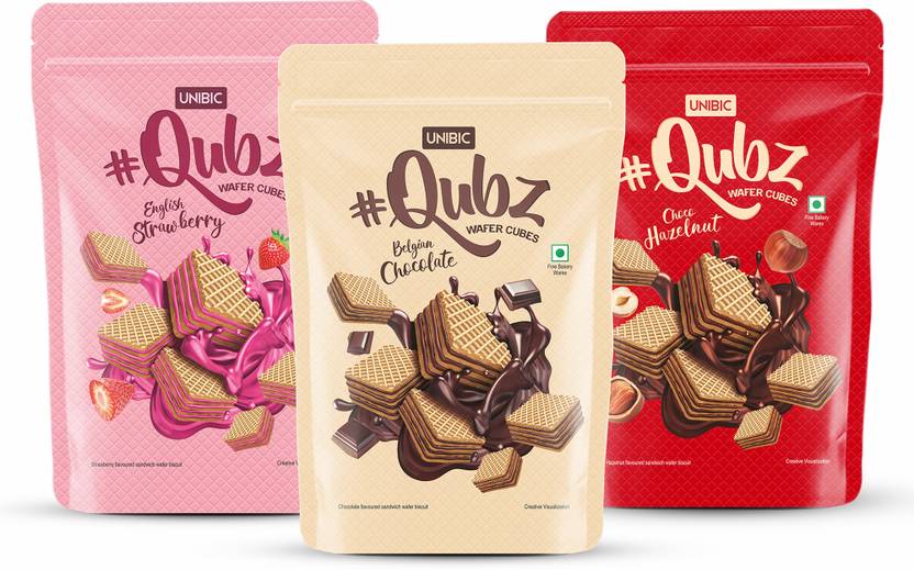 UNIBIC Crispy Wafer 450g,Pack of 3, Wafers Price in India - Buy UNIBIC Crispy Wafer 450g,Pack of ...