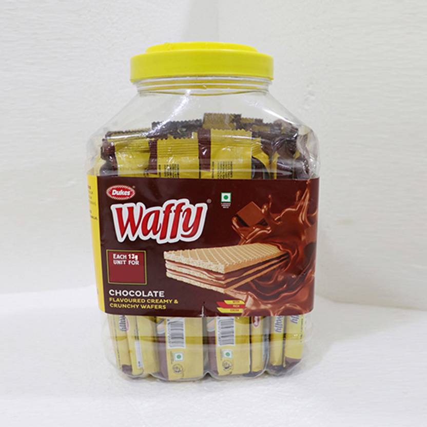 Dukes Waffy Chocolate flavoured Waffy Jar Wafers Price in India - Buy ...