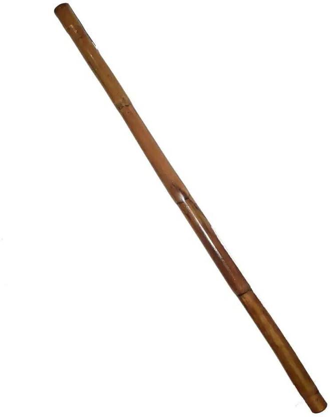 GAGAMINI NATURAL Bamboo Wooden Heavy Danda Lathi (4ft Pack of 1 ...