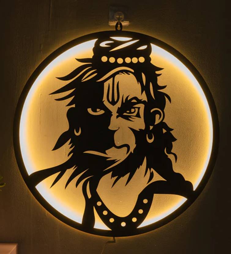 XAZE CRAFT HANUMAN LED Wall Decor Price in India - Buy XAZE CRAFT ...