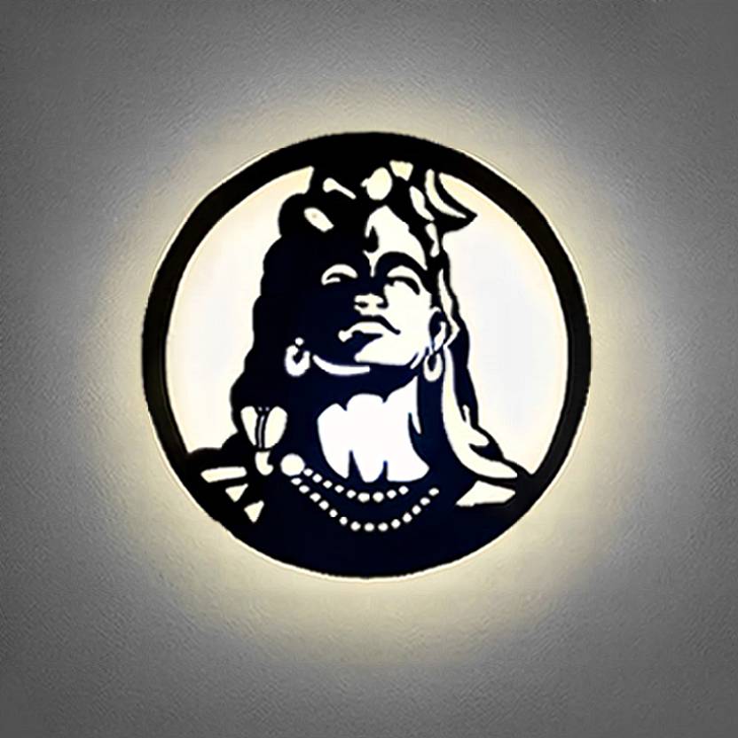 XAZE CRAFT Lightning Lord Shiva LED Wall Decor Price in India - Buy ...