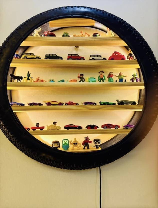 Apnatva Apnatva Hot wheel stand Wooden Wall Shelf Price in India - Buy ...