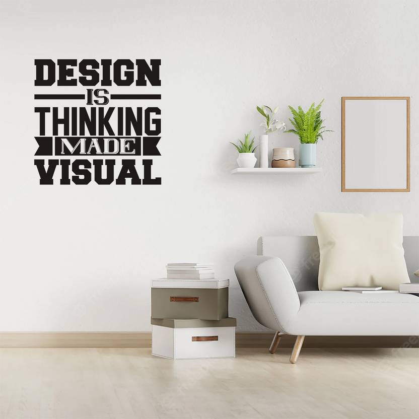 Wall Kriti wallkriti design thinking decal Price in India - Buy Wall ...