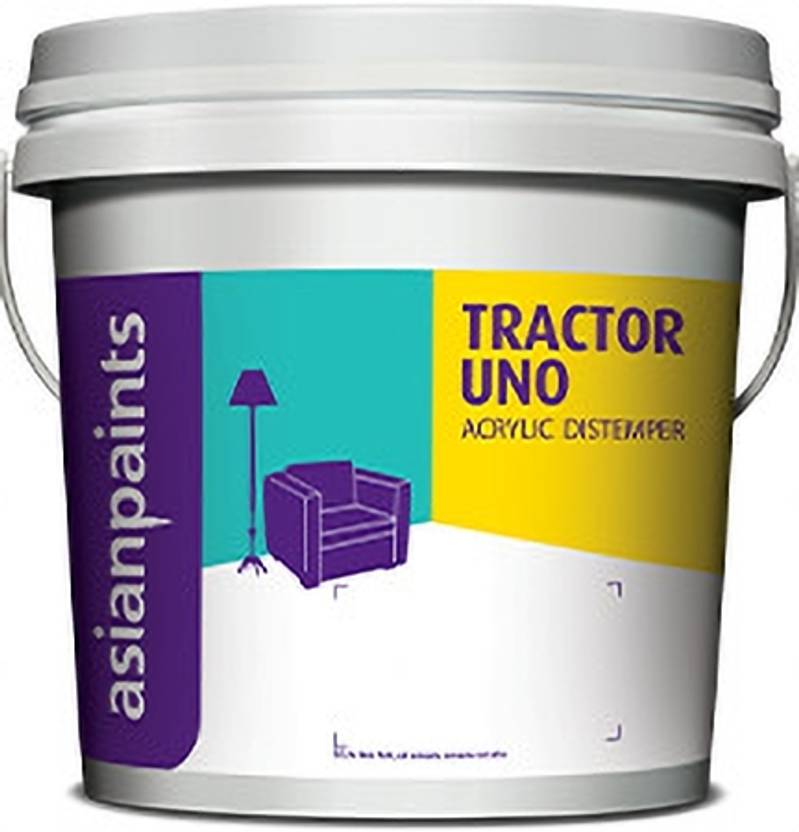 Asian Paints Tractor Uno 20 KG Acrylic Distemper White Distemper Wall ...