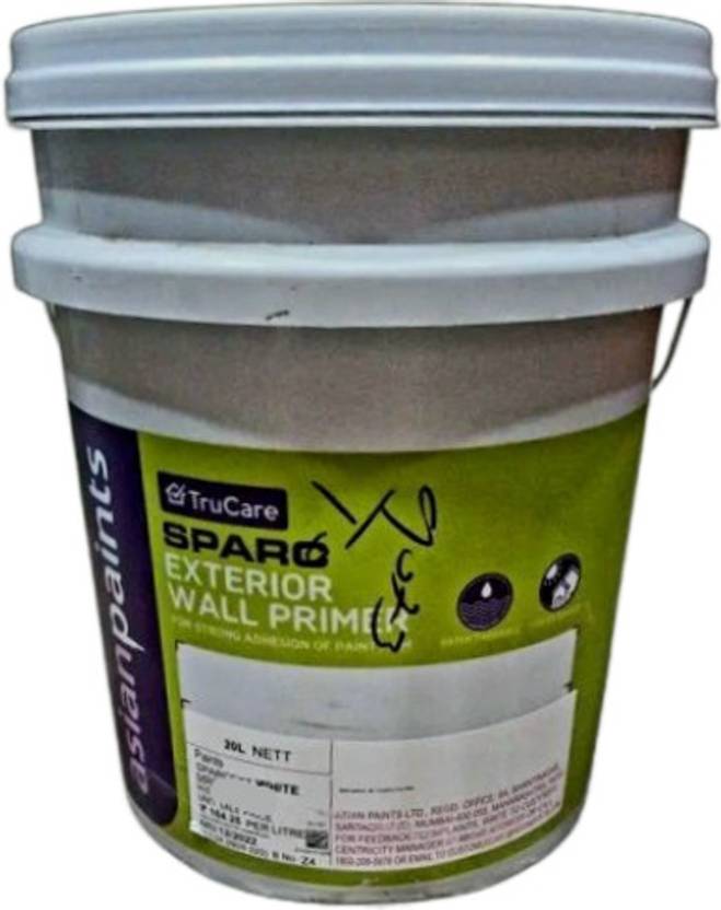 Asian Paints Trucare Sparc Exterior Primer 20 Litre White Emulsion Wall ...