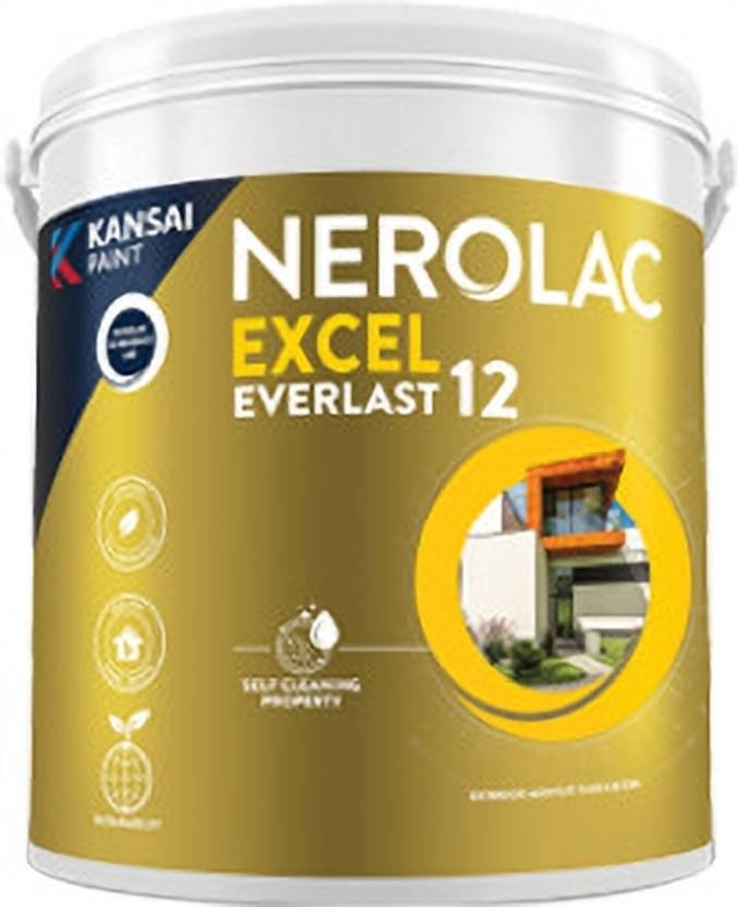 nerolac Excel Everlast 12 White Ulimate Exterior Paint 20ltr White ...