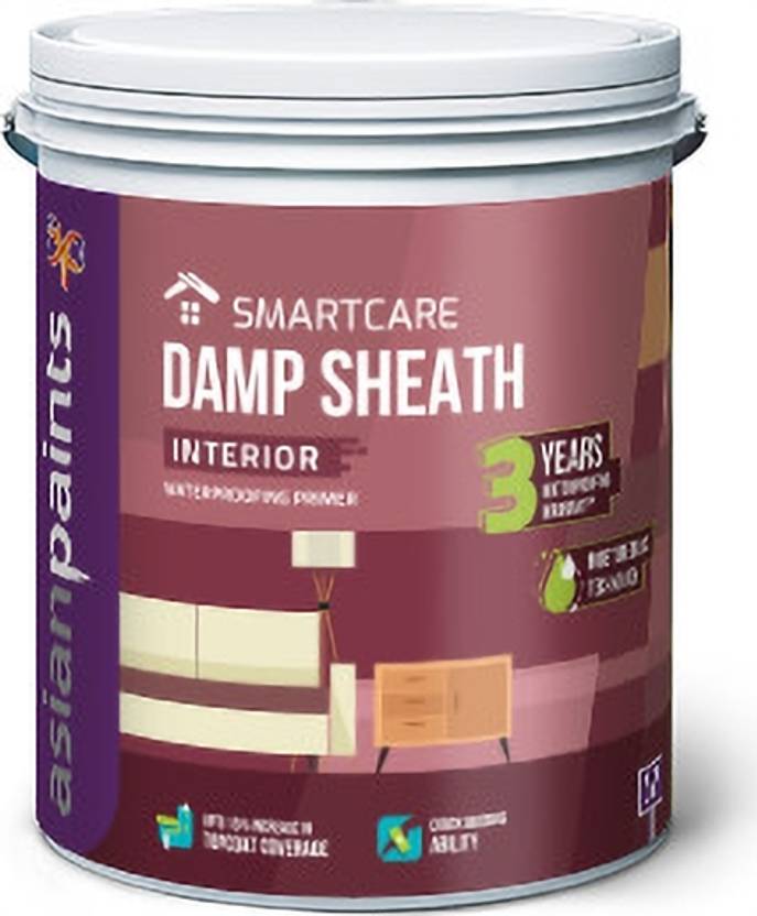 Asian Paints Damp proof Sheath Interior 20L White Emulsion Wall Paint ...
