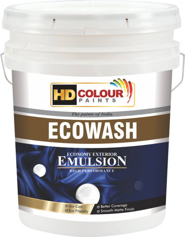 HD Colour Paints Ecowash Economy Exterior White Emulsion Wall Paint ...