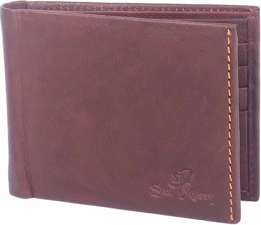 Star Messy Men Casual Brown Genuine Leather Wallet Brown - Price in ...