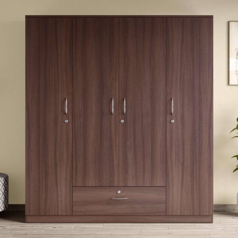Godrej Interio Ewa Engineered Wood 4 Door Wardrobe Price in India - Buy ...