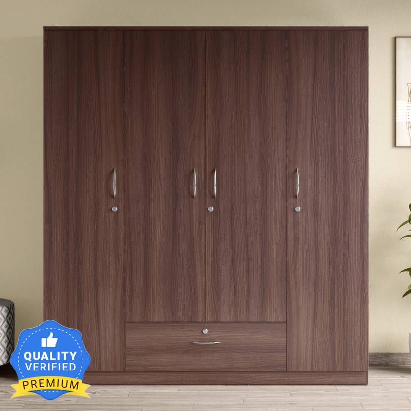Godrej Interio Ewa Engineered Wood 4 Door Wardrobe Price in India - Buy Godrej Interio Ewa ...