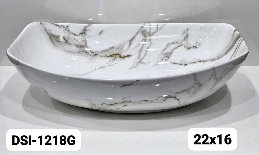 Prestige Sleek Vessel Basin 22x16x5 inch with Contemporary Aesthetic ...