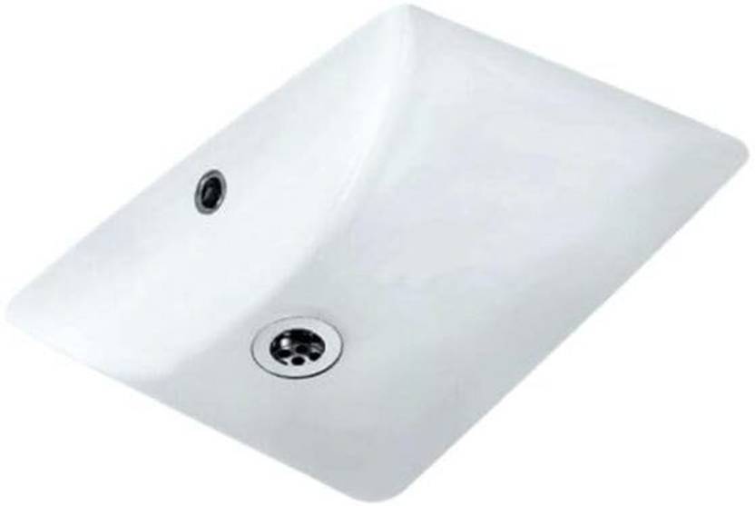 Jaquar Continental Series Rectangular Ceramic Wash Basin 485x370x205