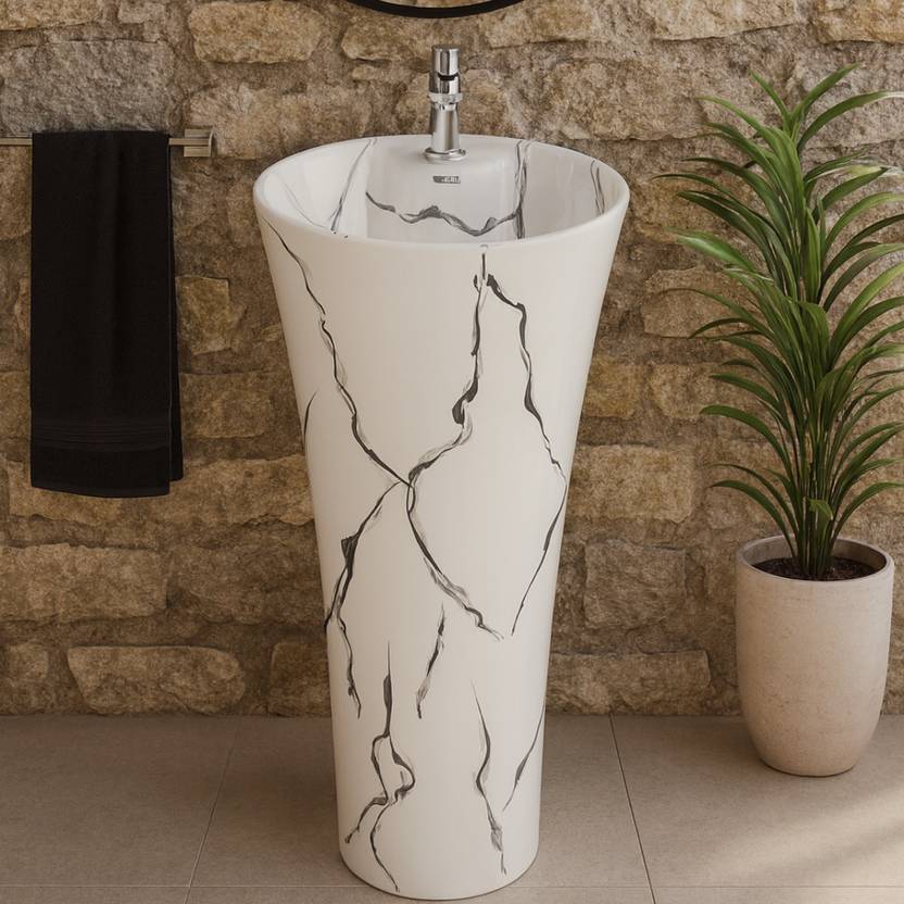 CARA MARK EXCLUSIVE TM SERIES'S PREMIUM PEDESTAL WASH BASIN /Modern ...