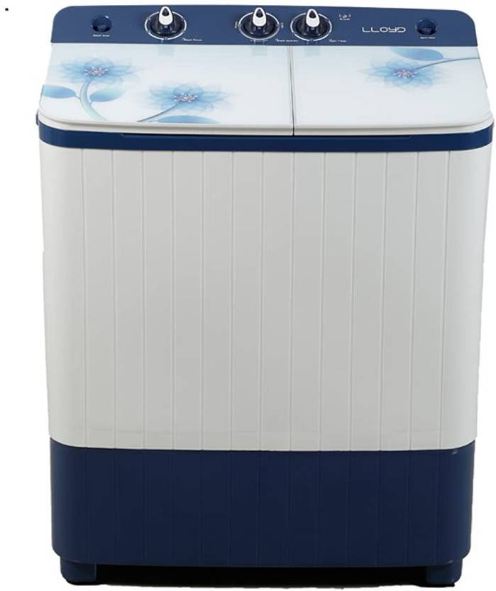 Lloyd 6.5 kg Semi Automatic Top Load Washing Machine Blue, White Price ...