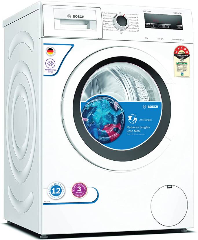 BOSCH 7 kg INVERTERTOUCHCONTROL,1200RPM Fully Automatic Front Load ...