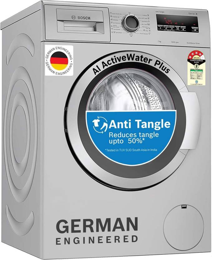 BOSCH 7 kg AntiTangle,AntiVibration,1200RPM Fully Automatic Front Load ...