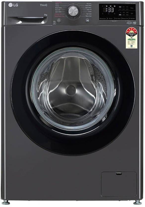 LG 8 kg AI Direct Drive Technology Fully Automatic Front Load Washing ...