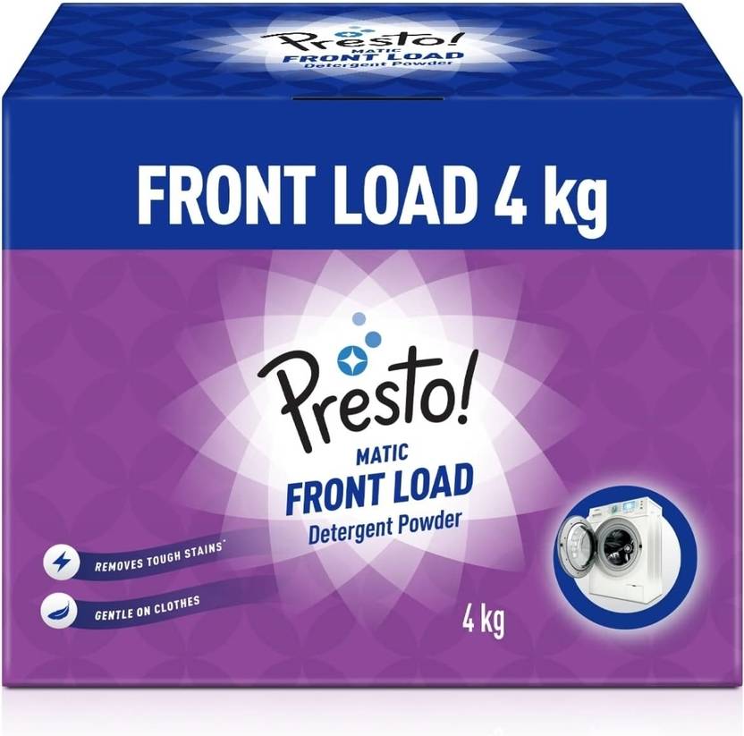 Presto! PrestoMatic Front Load Detergent Powder - 4 kg Detergent Powder ...