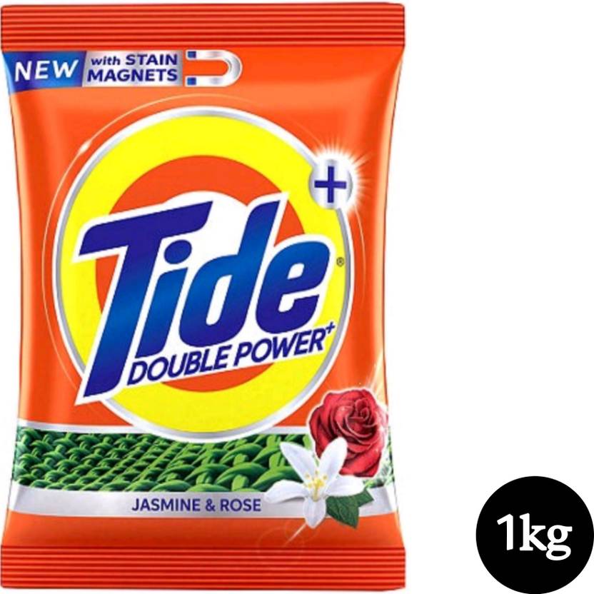 Tide Plus with Extra Power @# Jasmine and Rose ( 1kg ) Detergent Washing Powder Detergent Powder ...