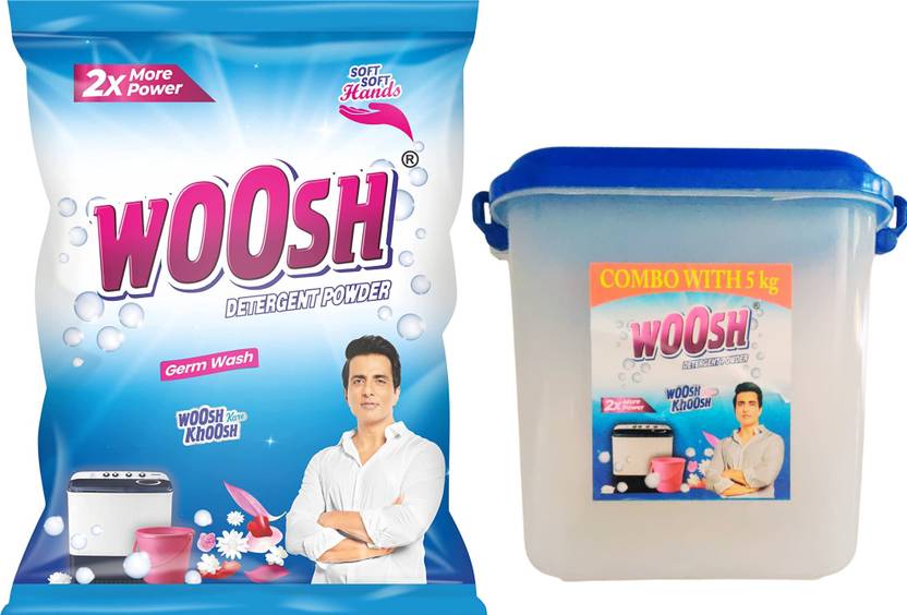 Woosh Detergent Powder with Container (5kg) Detergent Powder 5 kg Price ...