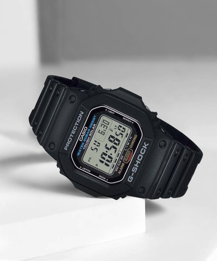 CASIO G-5600UE-1DR G-Shock G-5600UE-1DR Dial Black Resin Strap Digital Watch - For Men - Buy ...