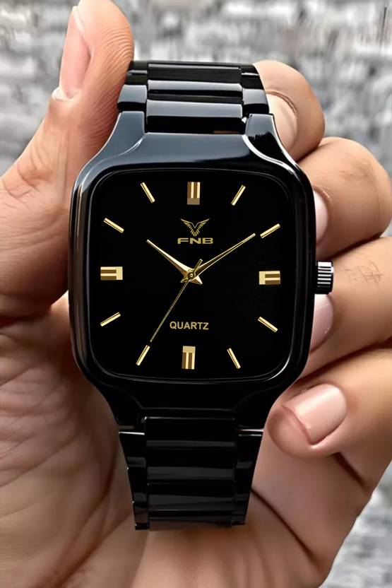 FNB FNBI-1901 Elegant Dual Tone Series HMTS Quartz Analog Watch - For ...