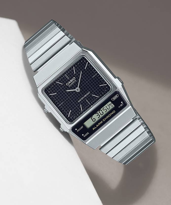 CASIO AQ-800E-1ADF Vintage Series Analog-Digital Watch - For Men ...