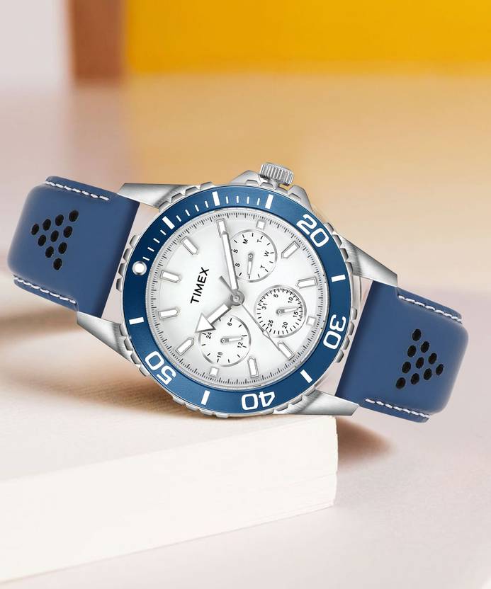 TIMEX Multi Function White Dial Analog Watch - For Men - Buy TIMEX ...