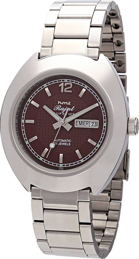 Hmt classic HMT Rajat Supreme Maroon 21 Jewels Automatic Watch HMT ...