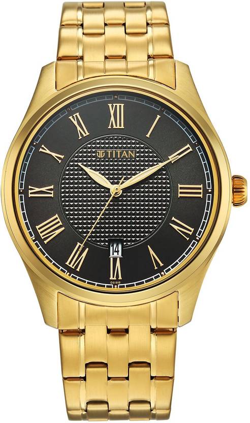 Titan Neo Roman Titan Neo Roman Quartz with Green Dial C Gold Stainless ...