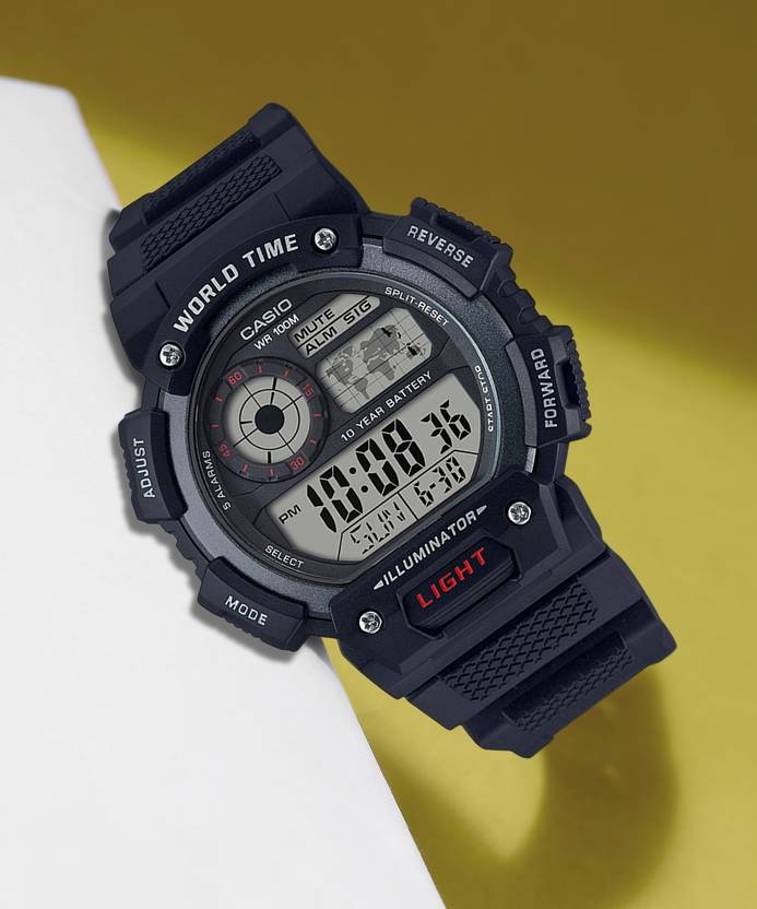 CASIO Youth Digital Youth Digital ( AE-1400WH-1AVDF ) Digital Watch ...