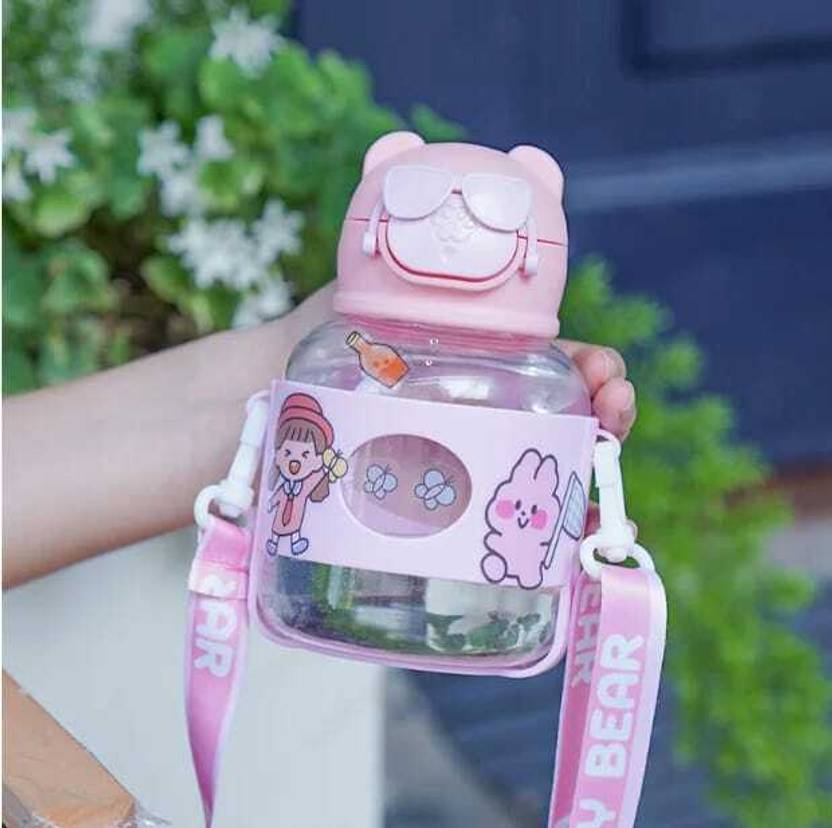 Flipkart.com | Riydh Trends Kids Water Bottle for Girl with Straw BPA ...