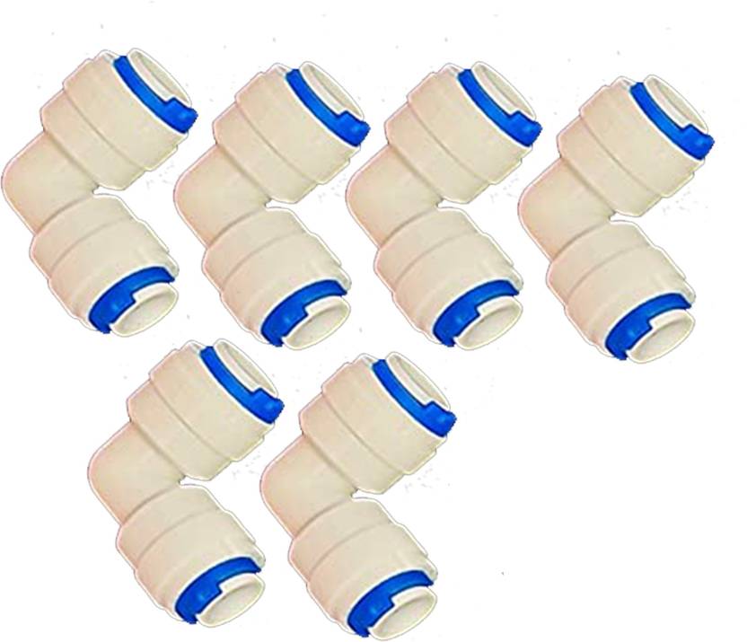 VAIDREVA RO Filter Elbow Pipe Connectors Both Side Push Fit Solid ...