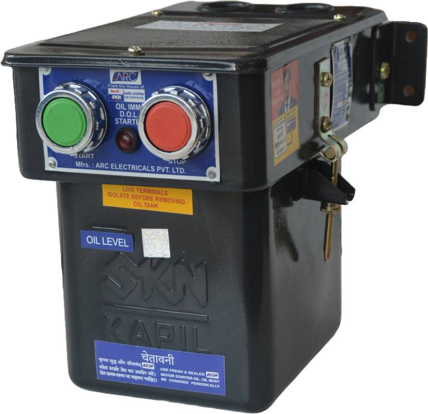ARC BOI 10 HP Three Phase Direct On Line Oil Immersed Starter Water ...