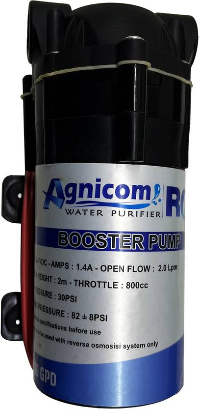 AgnicomRO Slim Booster Pump AG-100 GPD Compatible for Pureit Water ...